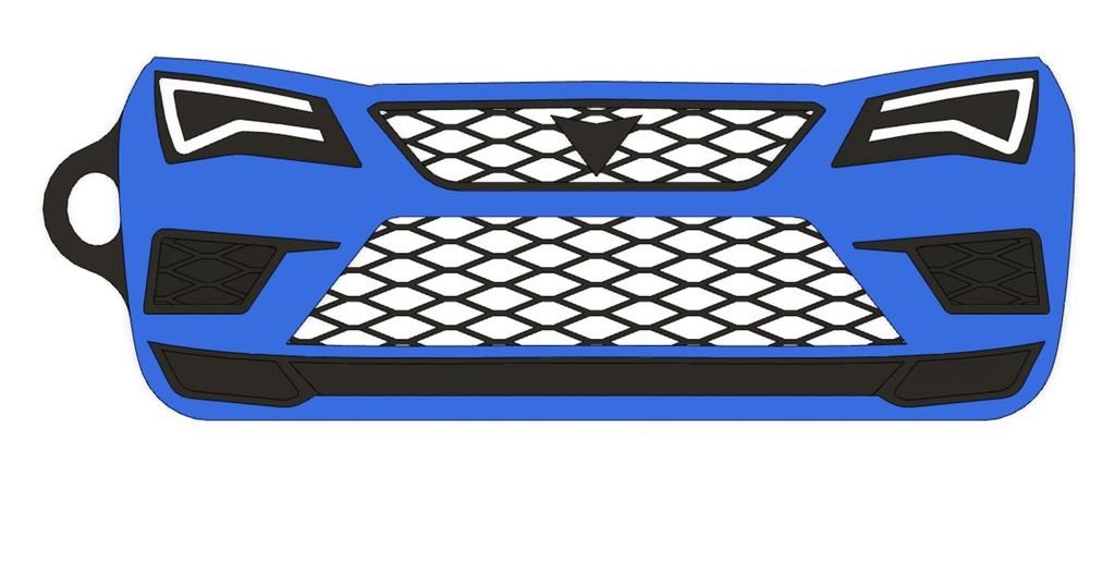 Cupra Ateca - Key Chain by 3dprintkings | Download free STL model ...