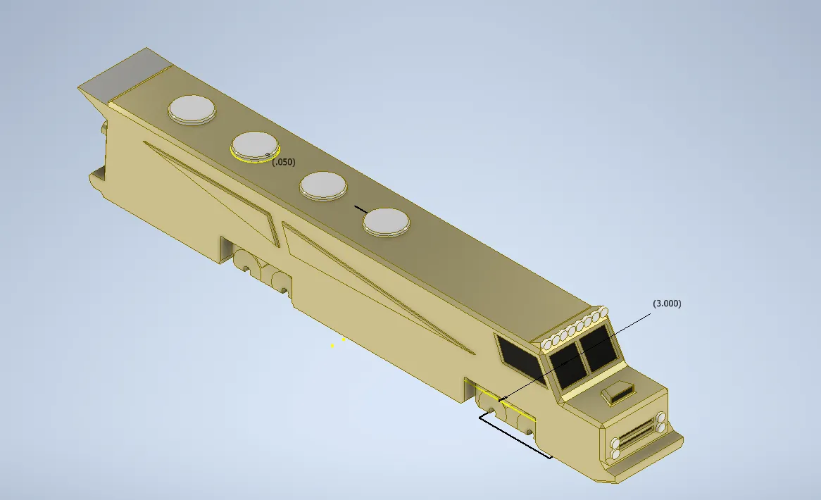 Race train by thinksmarternotharder | Download free STL model ...