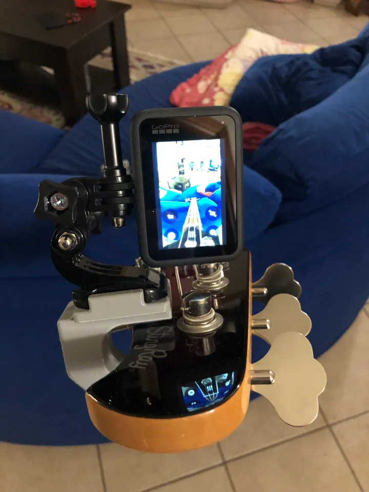 GoPro Bass/Guitar headstock clip by Alpino76 | Download free STL model ...