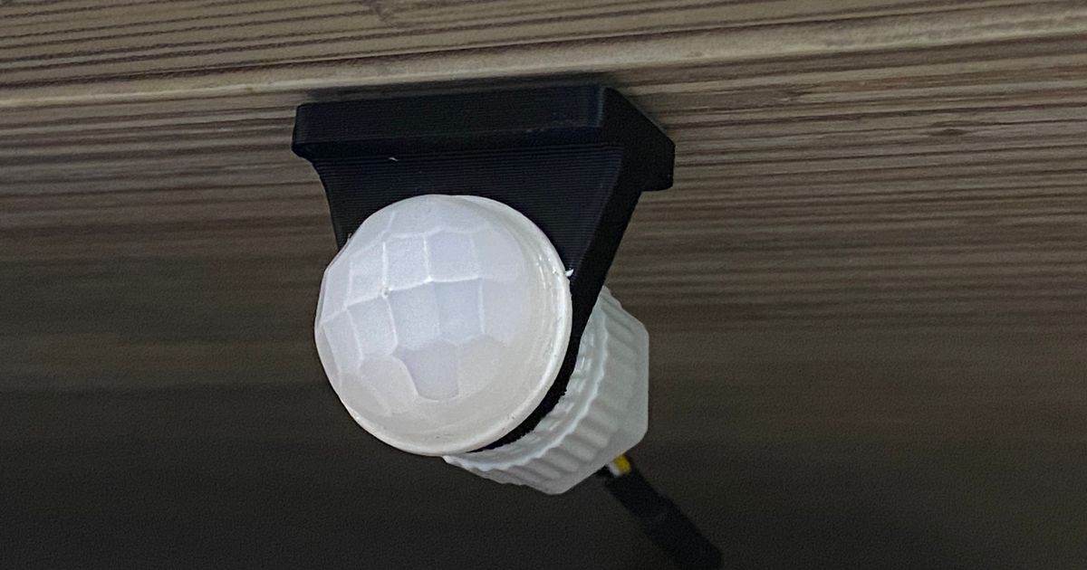 mounting bracket for the PIR sensor 12/24V by Krolik998 | Download free ...