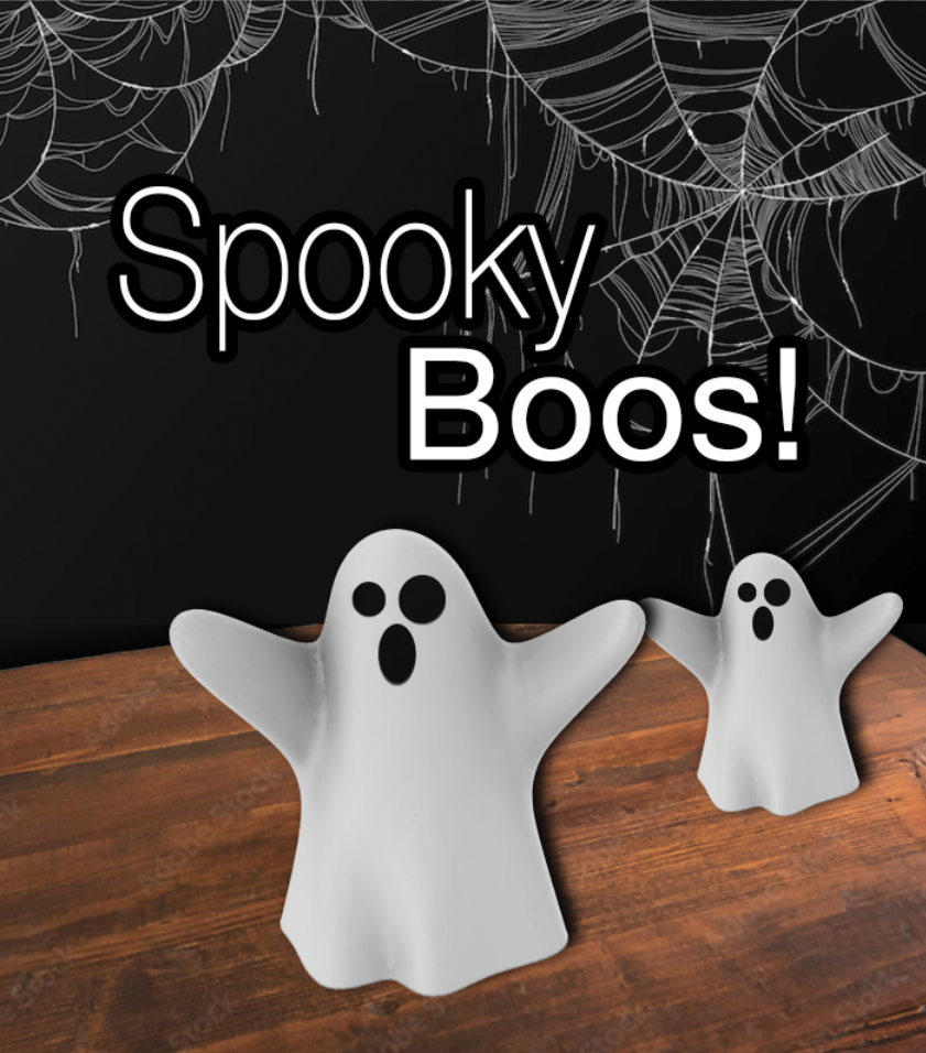 Ghosts - Spooky Boos! by K2_Kevin | Download free STL model ...