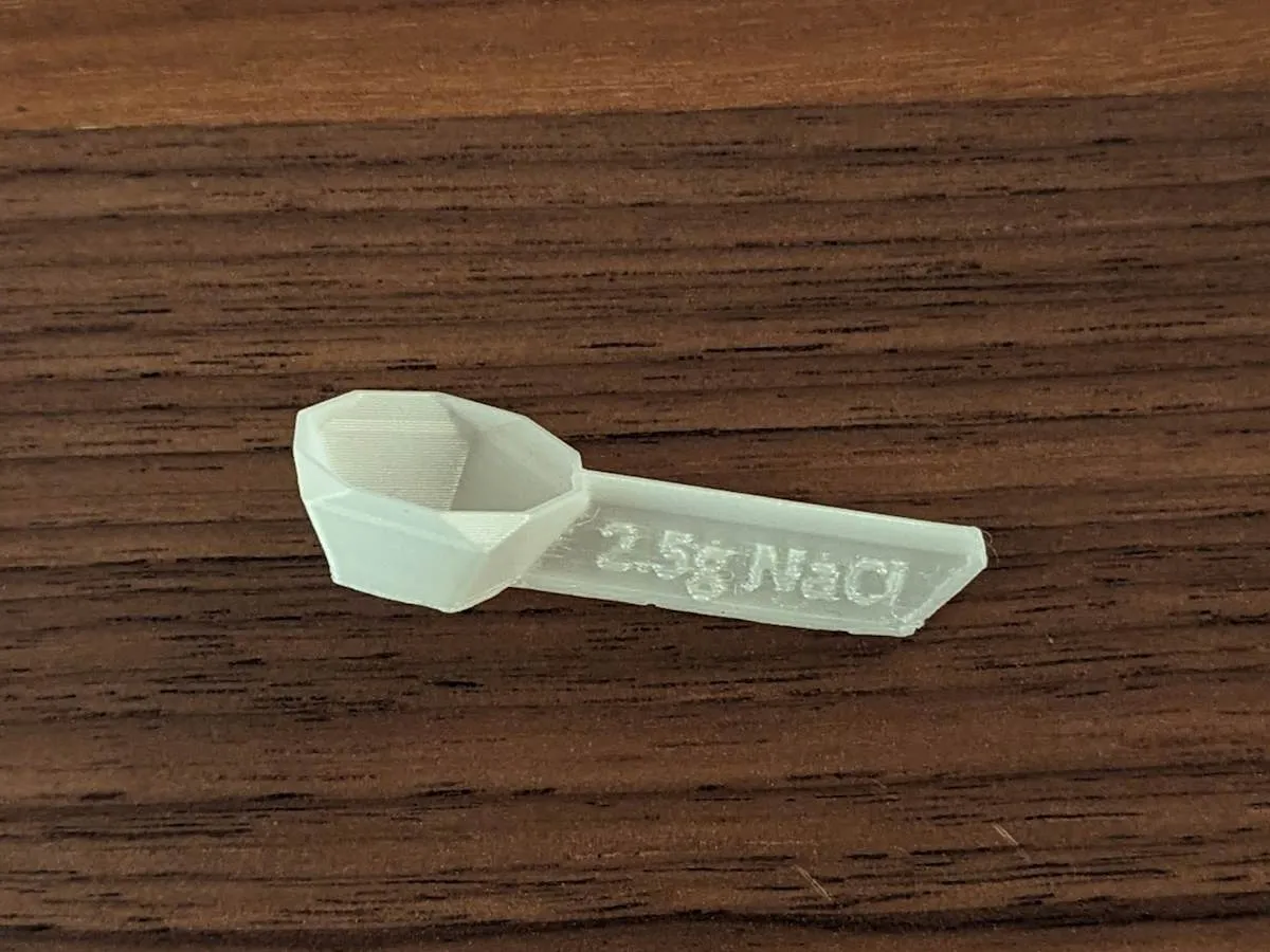 2.5g Salt Spoon by Floern | Download free STL model | Printables.com
