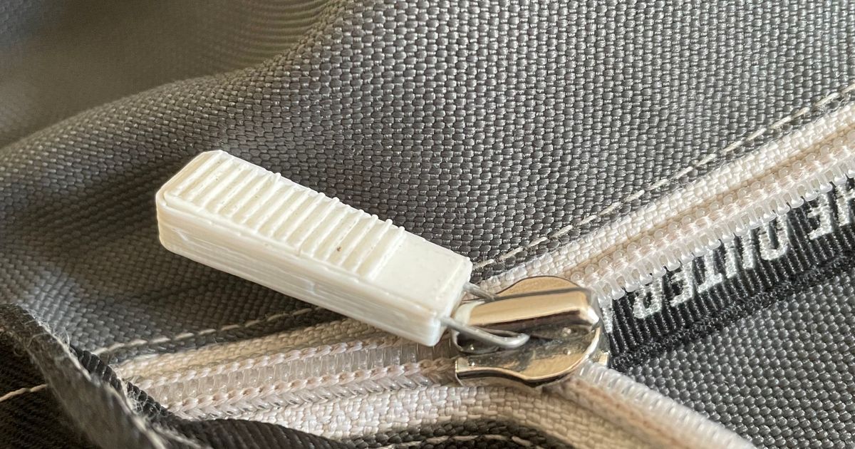 Zipper Pull Tab Replacement by CLucy | Download free STL model ...