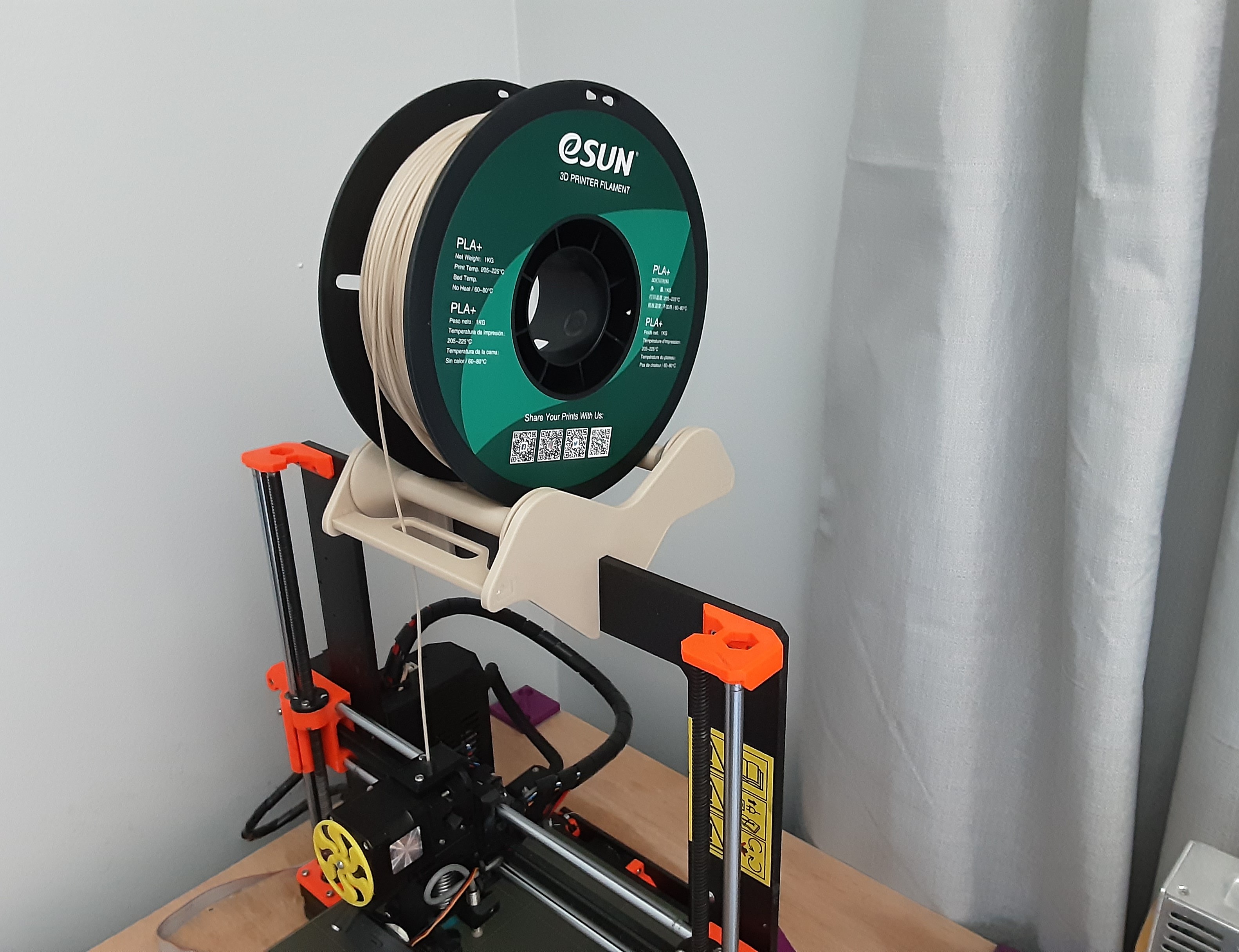 Prusa MK3/4 frame mounted filament roller. by Bernd | Download free STL ...