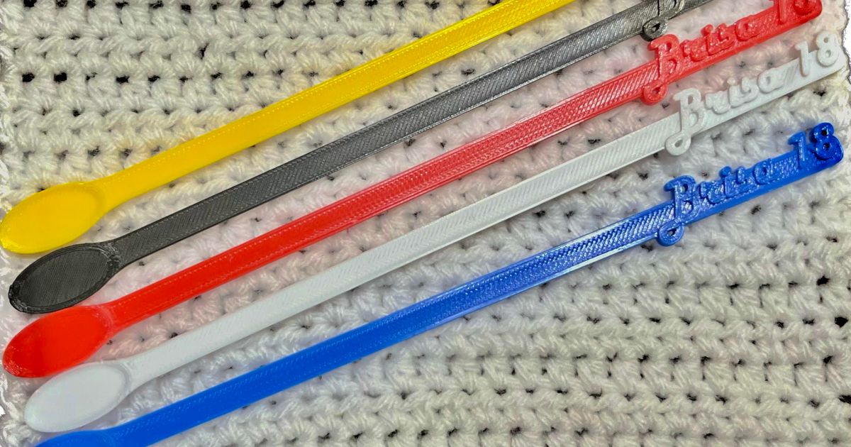 Drink stirrer by Fusion3D | Download free STL model | Printables.com