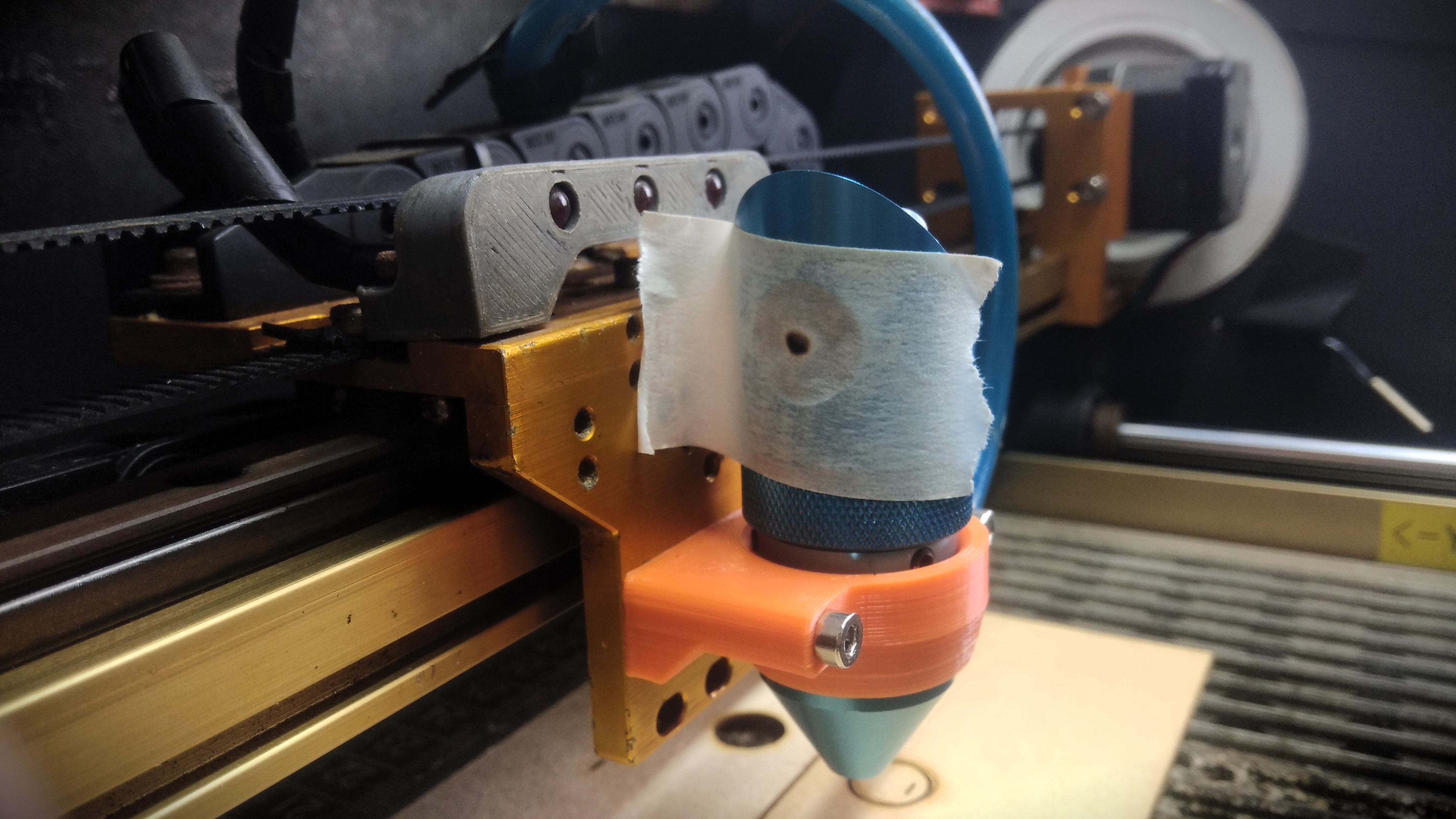 Cloudray's K Series laserhead's 3d printed mount for K40W laser cutter ...