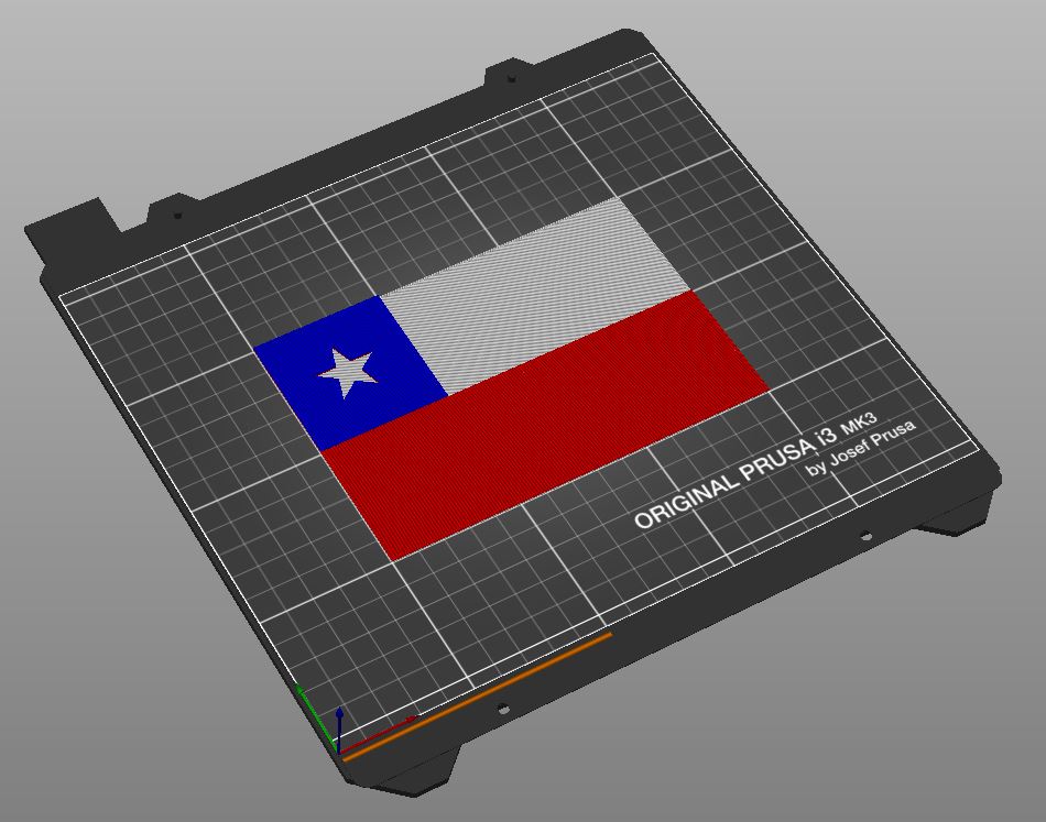 Bandera Chile by Rodrigo | Download free STL model | Printables.com