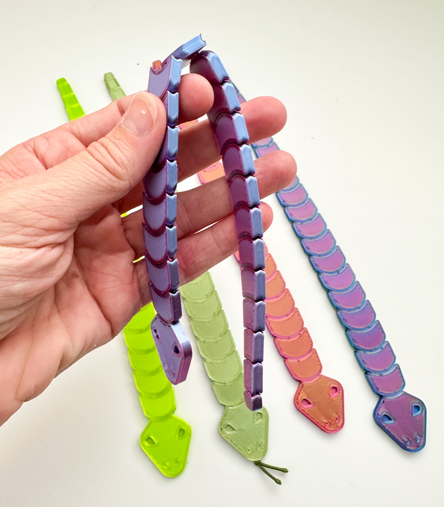 Stretchy Snake by 3DPmom | Download free STL model | Printables.com