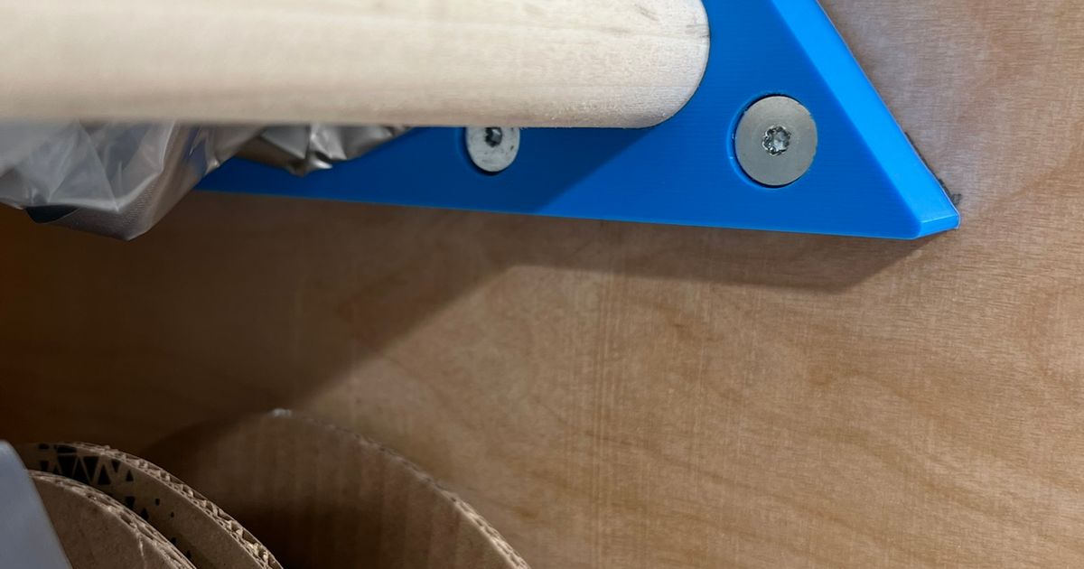 Filament Cabinet Spool Rod Holder by boasist | Download free STL model ...