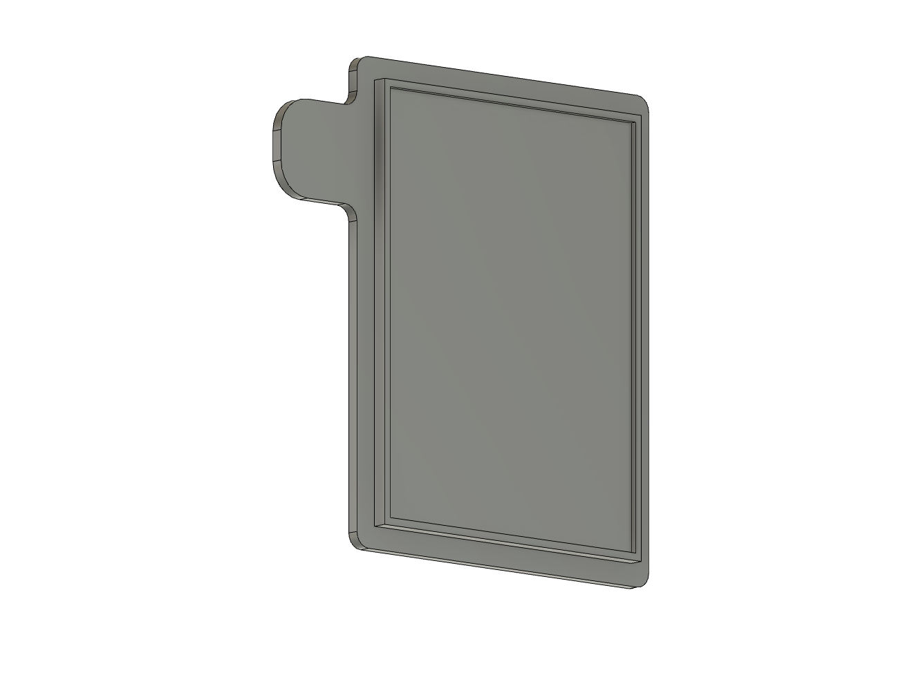 LCD Cover with Felt by brandon | Download free STL model | Printables.com