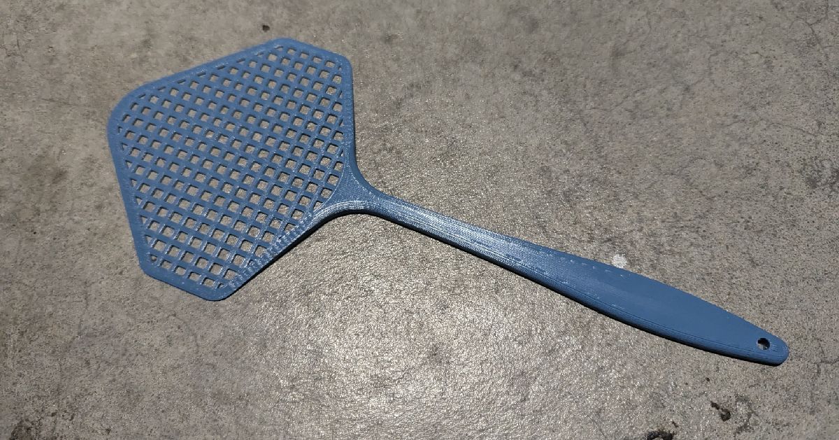 An even better fly swatter von Tom W | Kostenloses STL-Modell ...