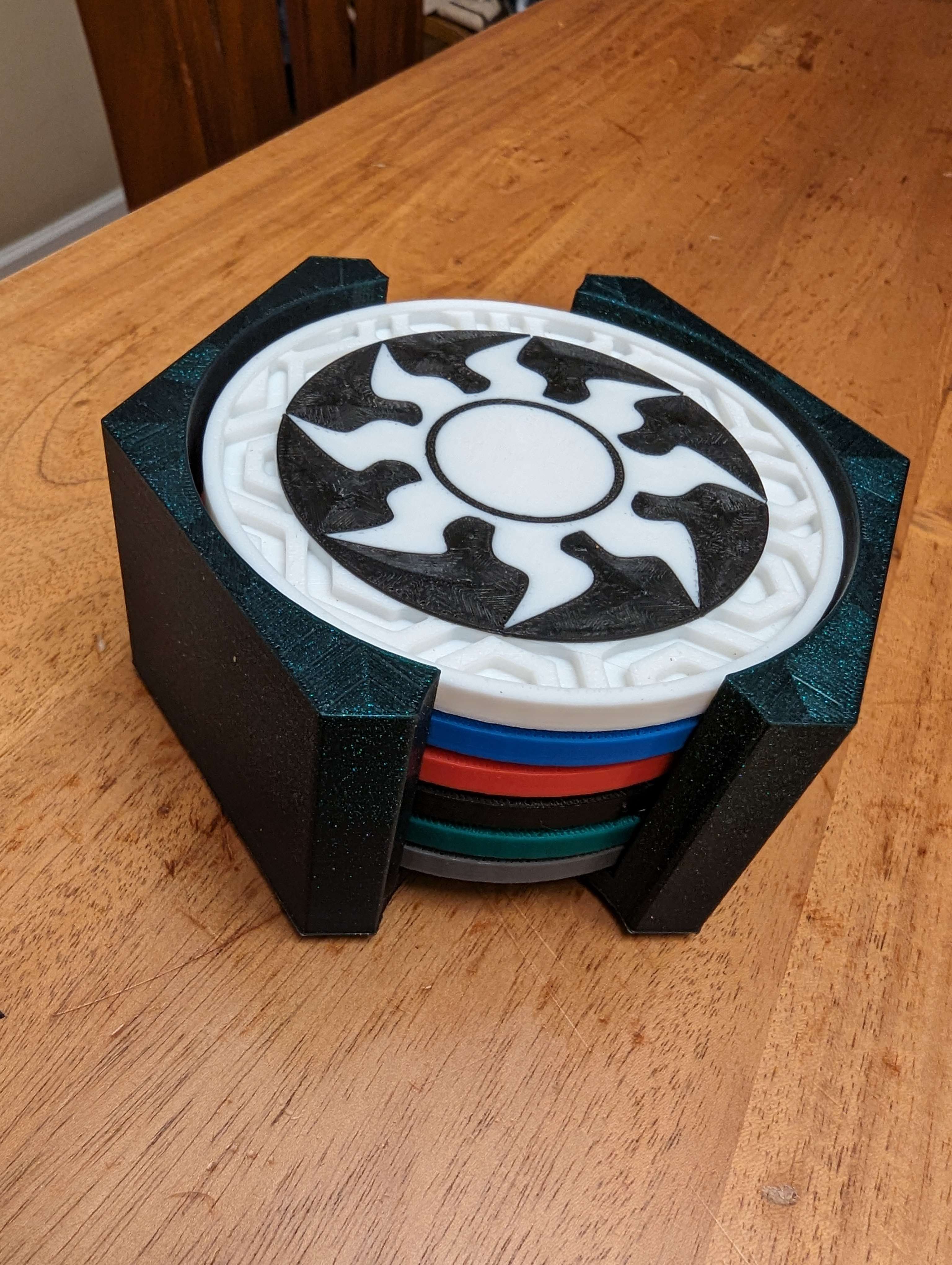 MTG Mana Symbol Coaster Set by drawks | Download free STL model ...