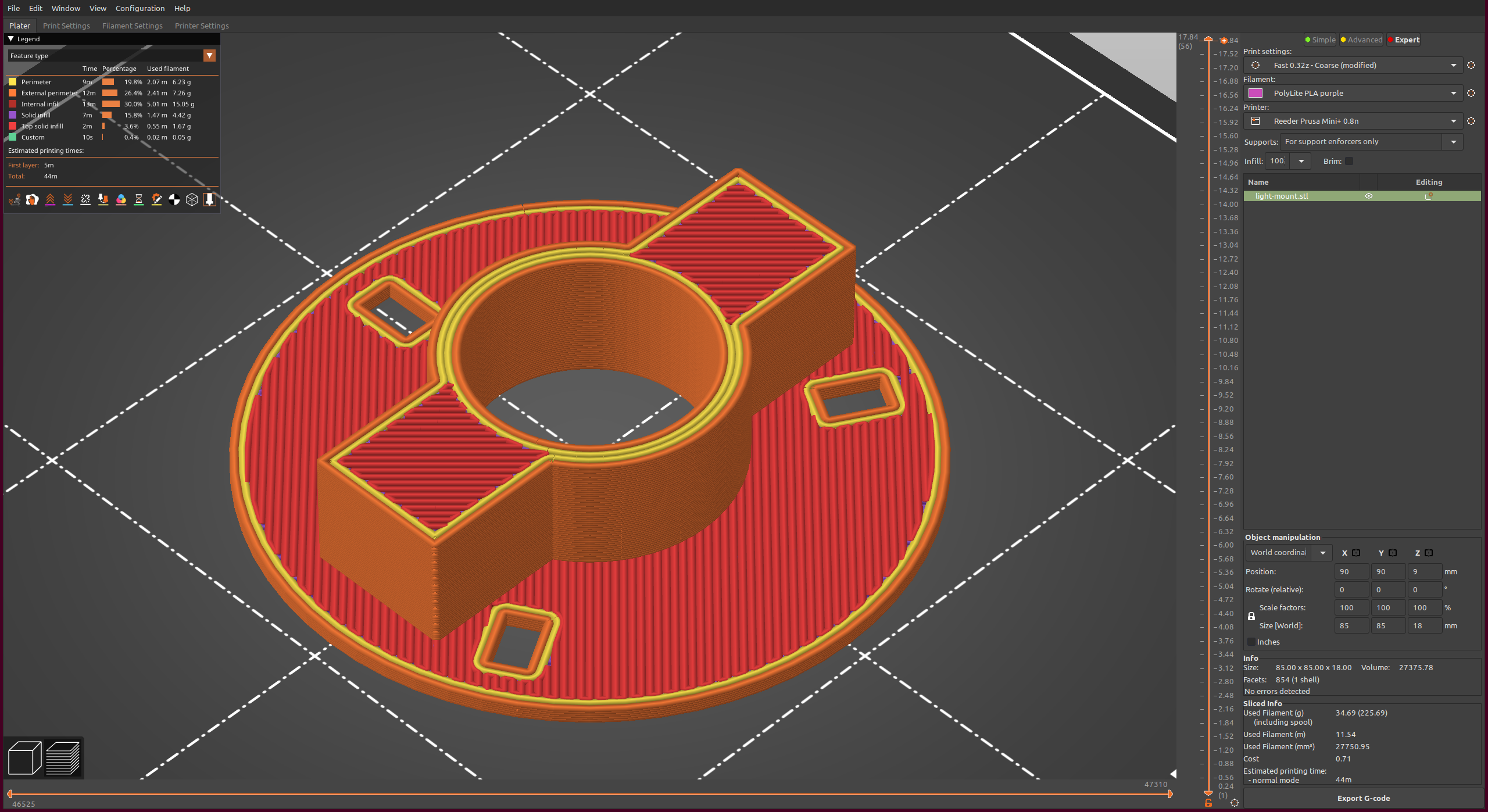 Hunter-to-Fanimation Adapter by Jérémy Reeder | Download free STL model ...