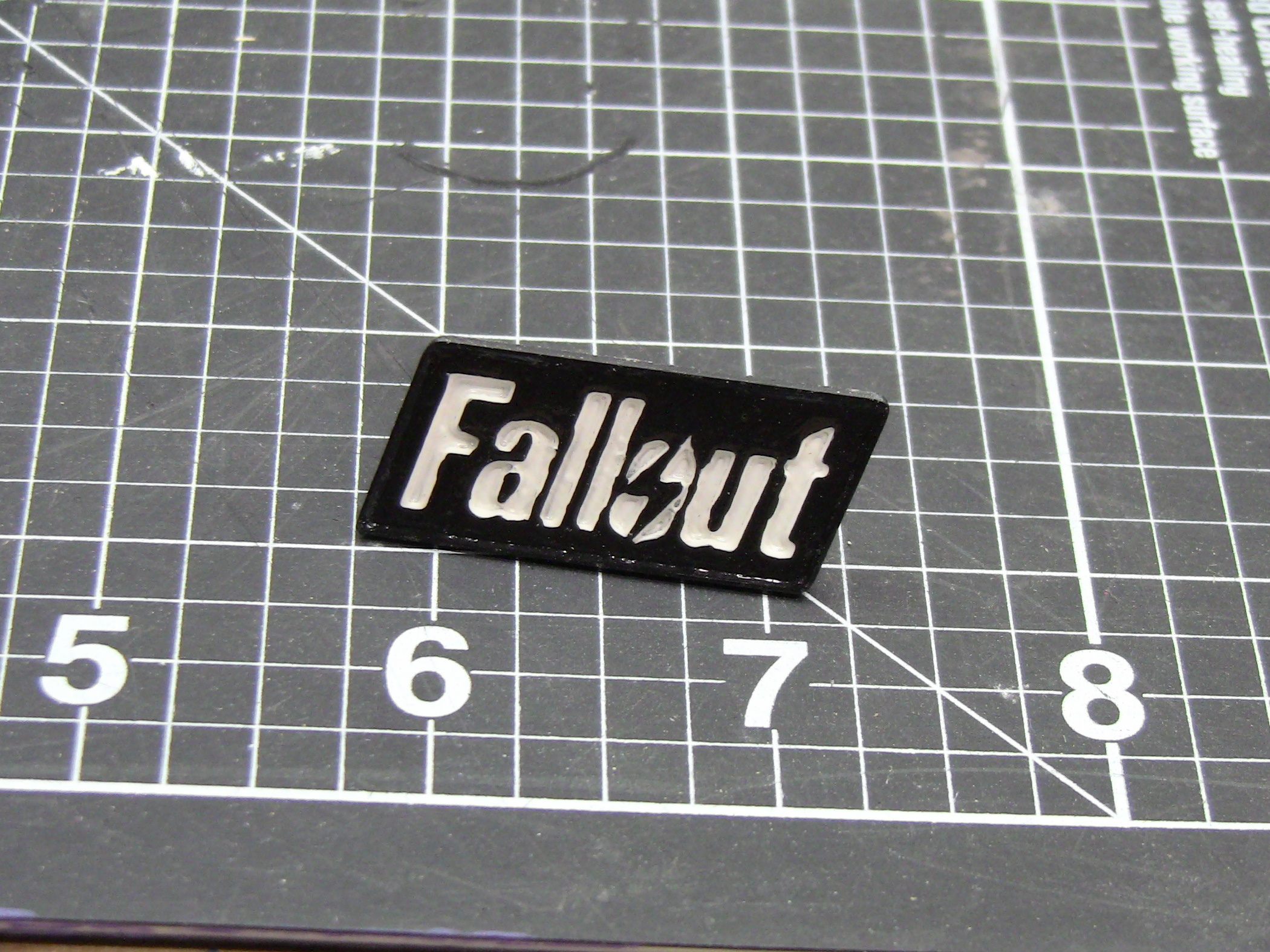 Fallout Enamel pin by Nick Tailor | Download free STL model ...
