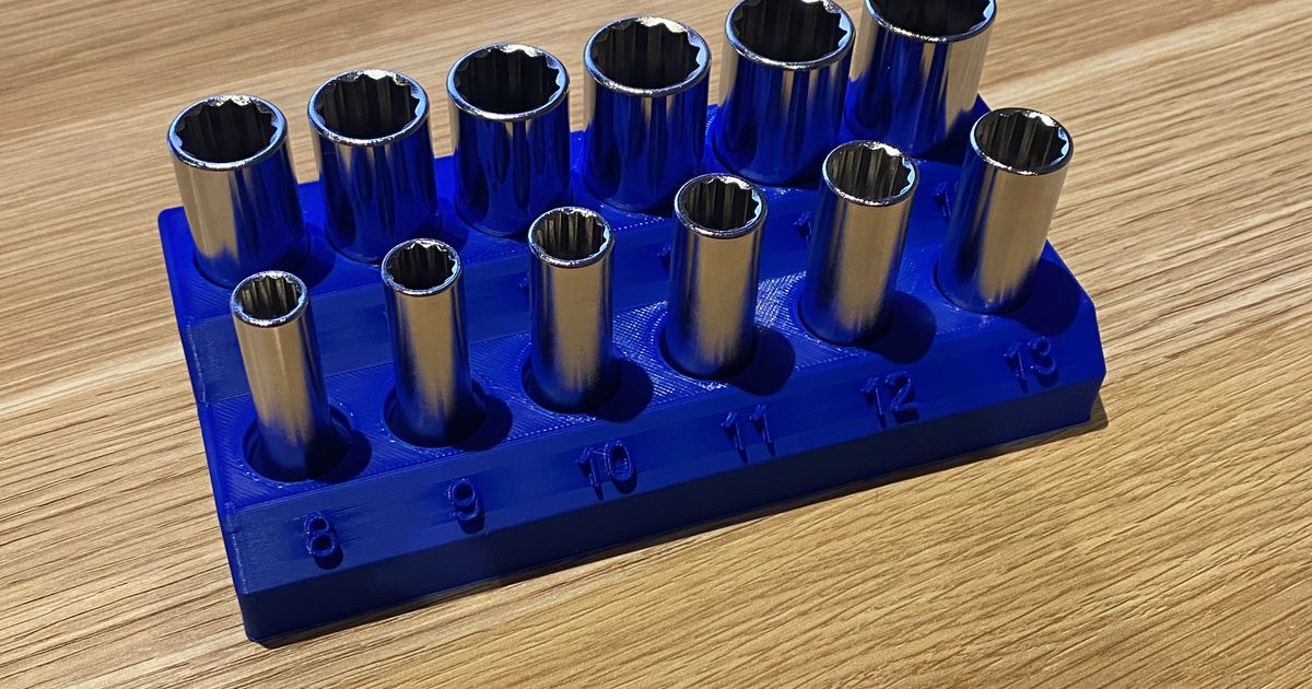 Koken deep socket holder by Fpilot | Download free STL model ...