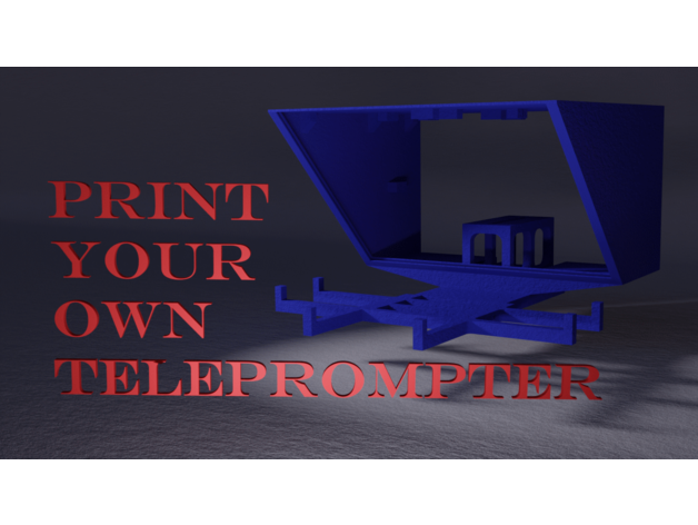 Teleprompter by Joshua Goodwin | Download free STL model | Printables.com