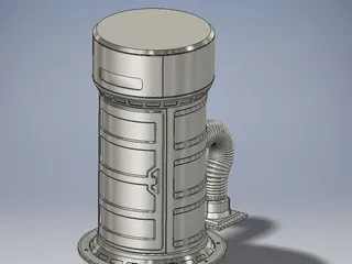 Fallout 3 - Pulowski Preservation Shelter by Conair | Download free STL ...