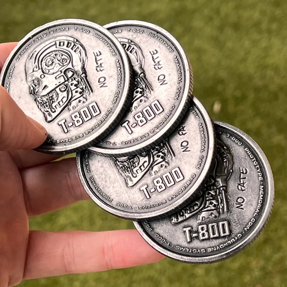 Terminator T-800 memorial coin by Grafit | Download free STL model ...