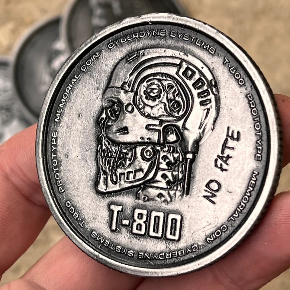 Terminator T-800 memorial coin by Grafit | Download free STL model ...