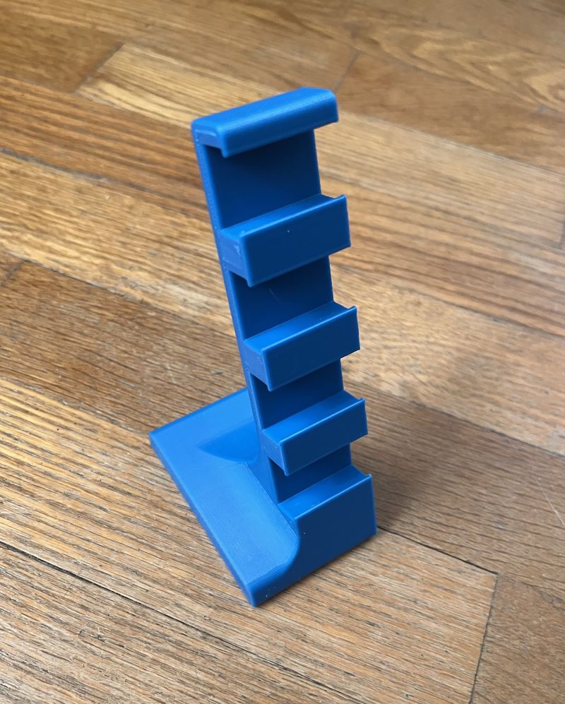 RSA Token Holder/Stand (3 and 4 slots) by duffwv | Download free STL ...