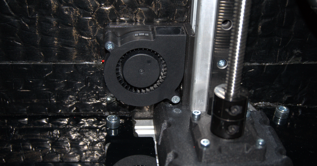 3030 Extrusion recirculating fan by Gri.fon | Download free STL model ...