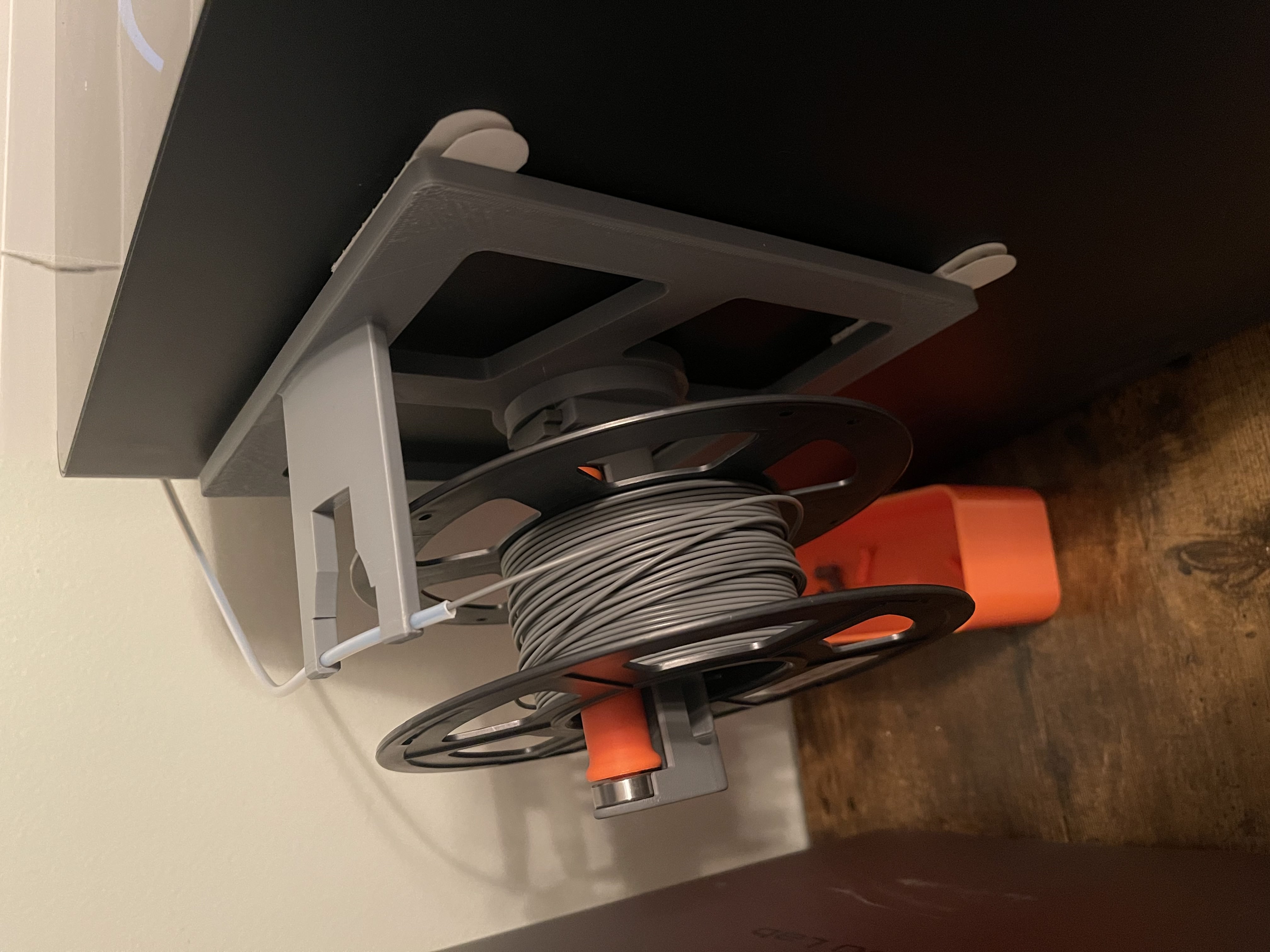 Bambulab X1C / P1S Side Mounted Filament Spool Holder with Roller por ...