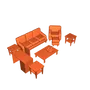 DOLL HOUSE FURNITURE by Master Gadget | Download free STL model ...
