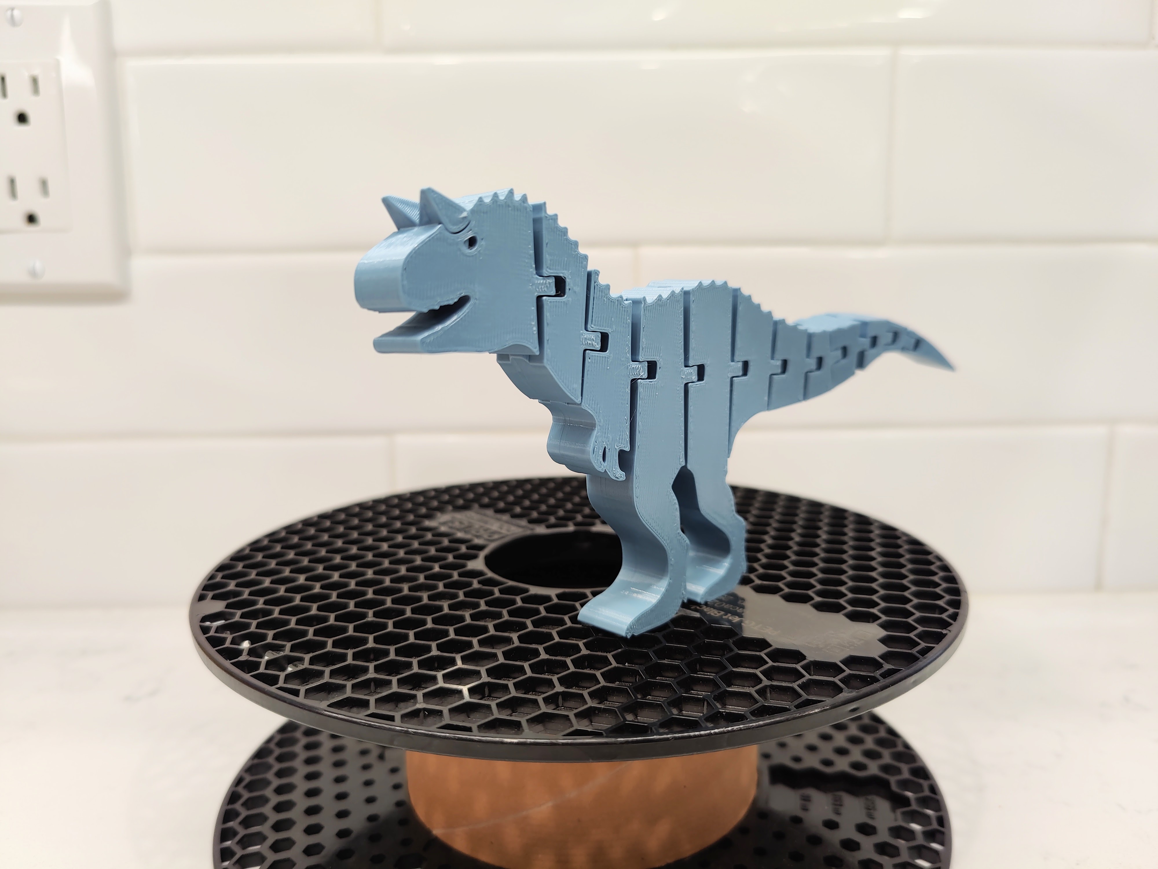 Flexi Carnotaurus (small version) by alobal | Download free STL model ...