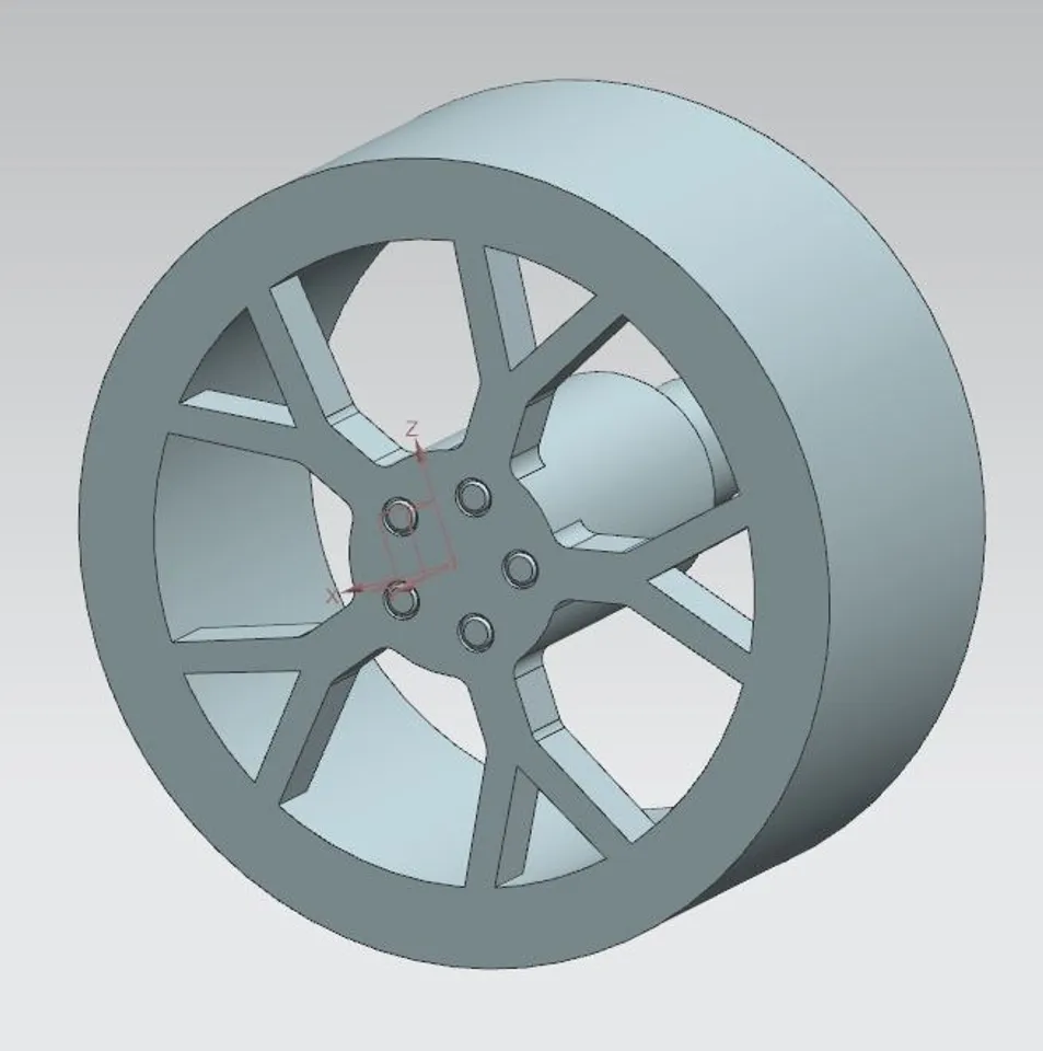 car wheel 1/24 by avivm | Download free STL model | Printables.com