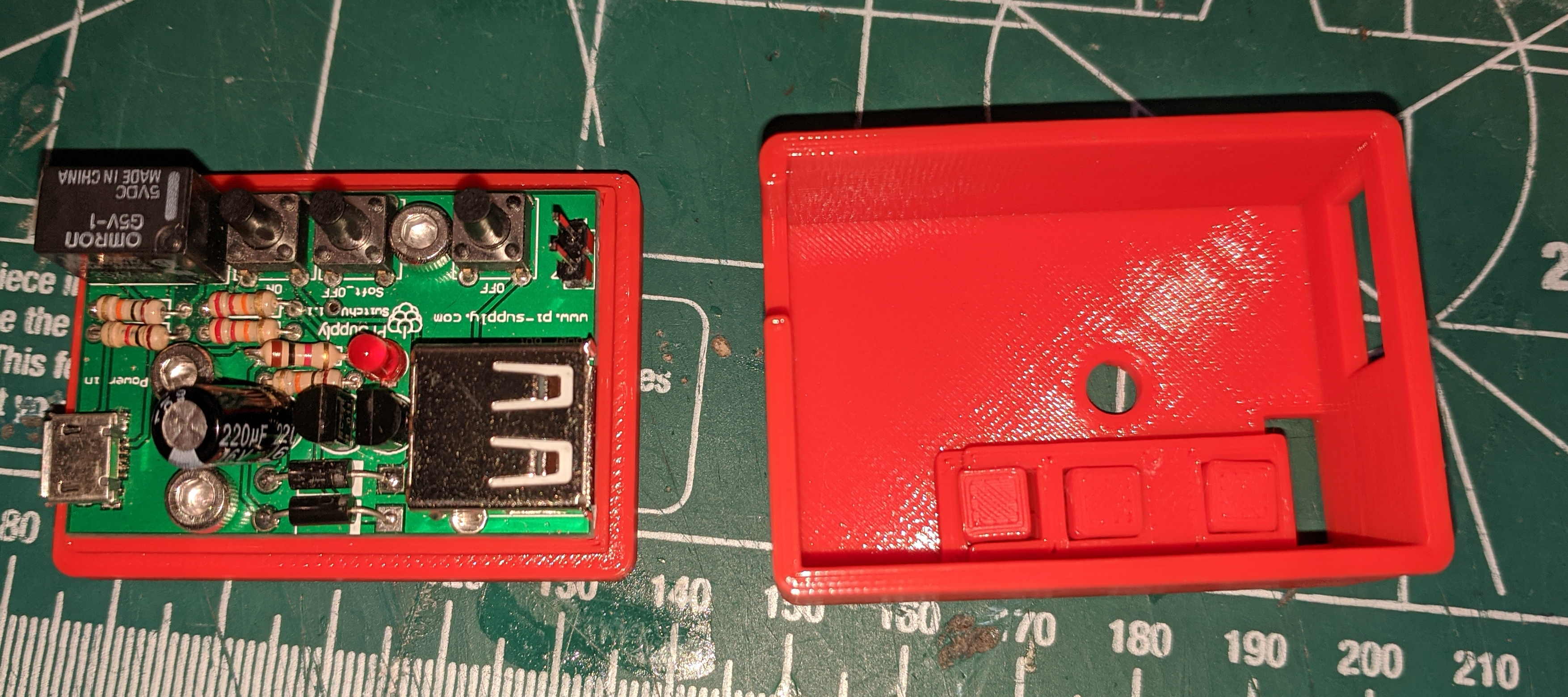 Pi Supply Switch Case by chking | Download free STL model | Printables.com