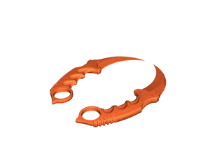 Copy of Deathstroke Karambit Knifes by James Doherty | Download free ...