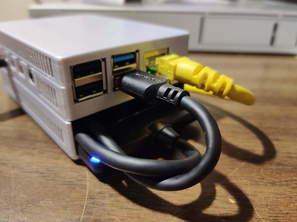 Raspberry Pi 4 B SSD & 30mm Fan Case by John U | Download free STL model | Printables.com