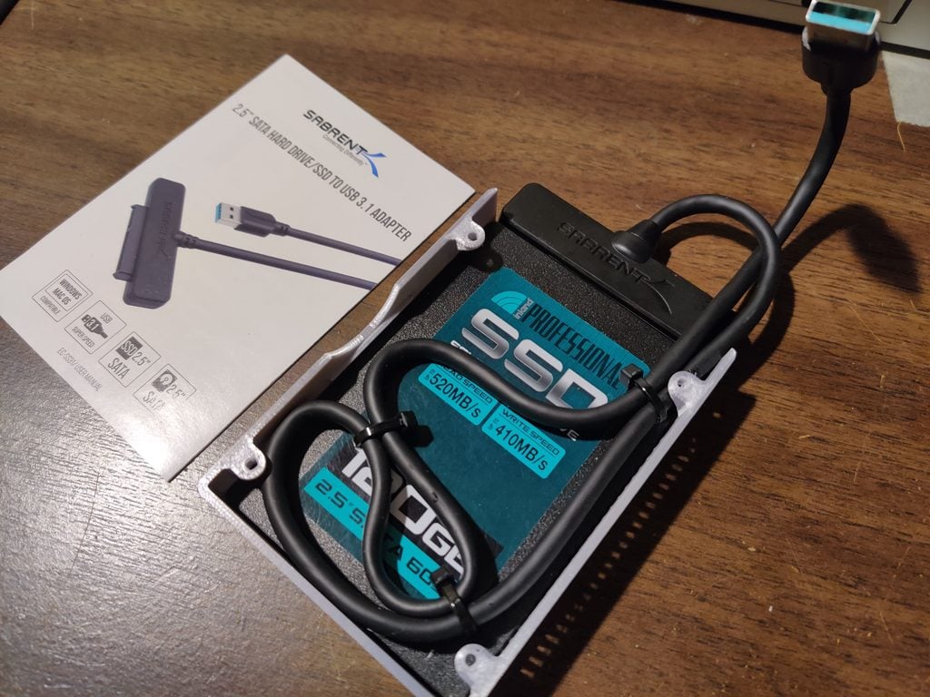 Raspberry Pi 4 B SSD & 30mm Fan Case by John U | Download free STL model | Printables.com