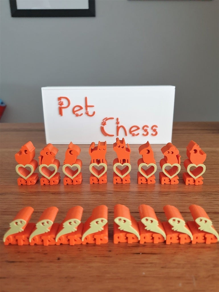 Pet Chess and display box by 3DPrintBunny | Download free STL model ...