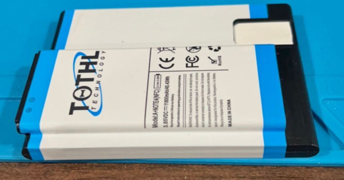 Samsung Note 4 TOTHL A+NOTE4 Battery Mockup by Jelly | Download free ...