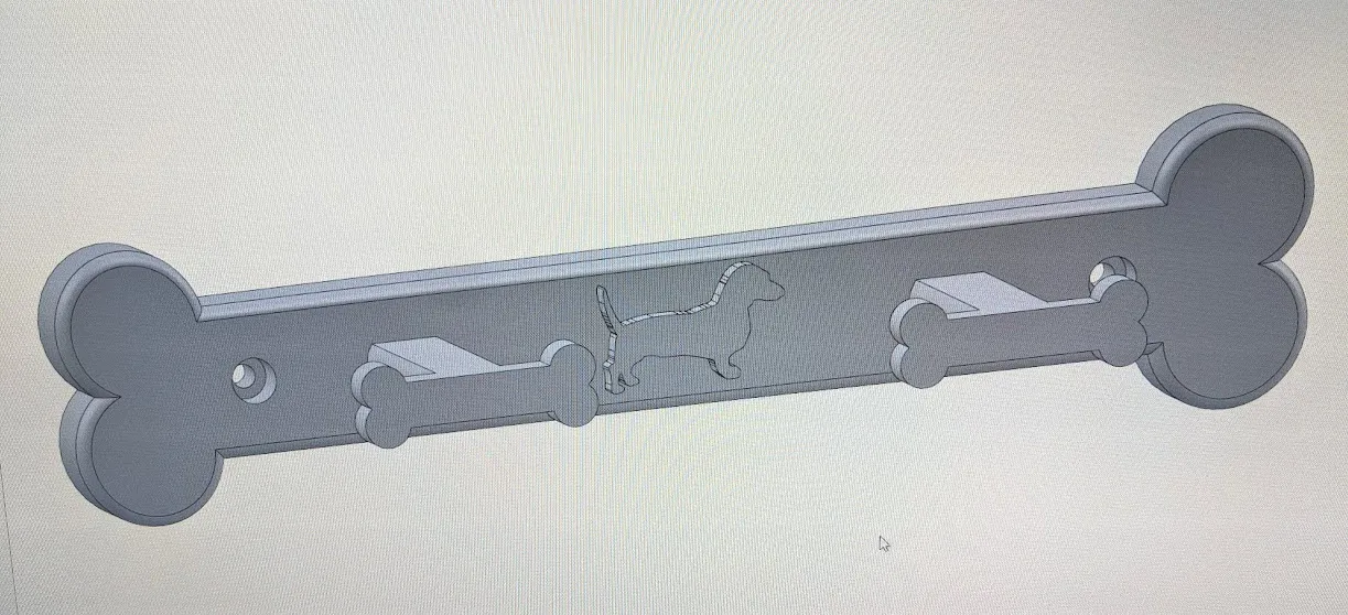 Dog Leash Hanger by Matt | Download free STL model | Printables.com