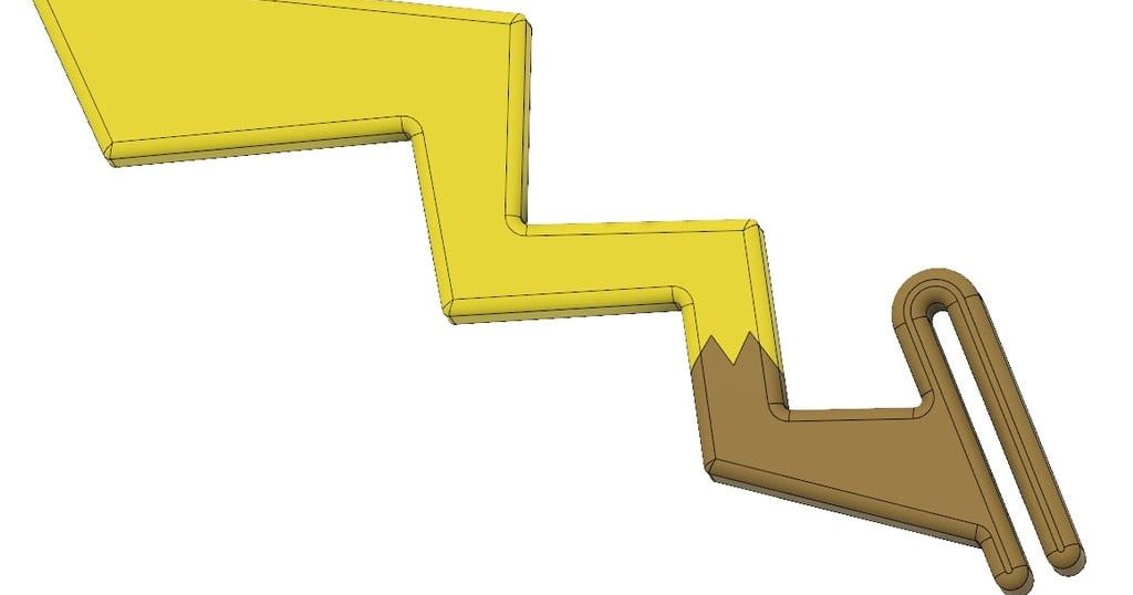 Pikachu Tail by Evey Bee | Download free STL model | Printables.com