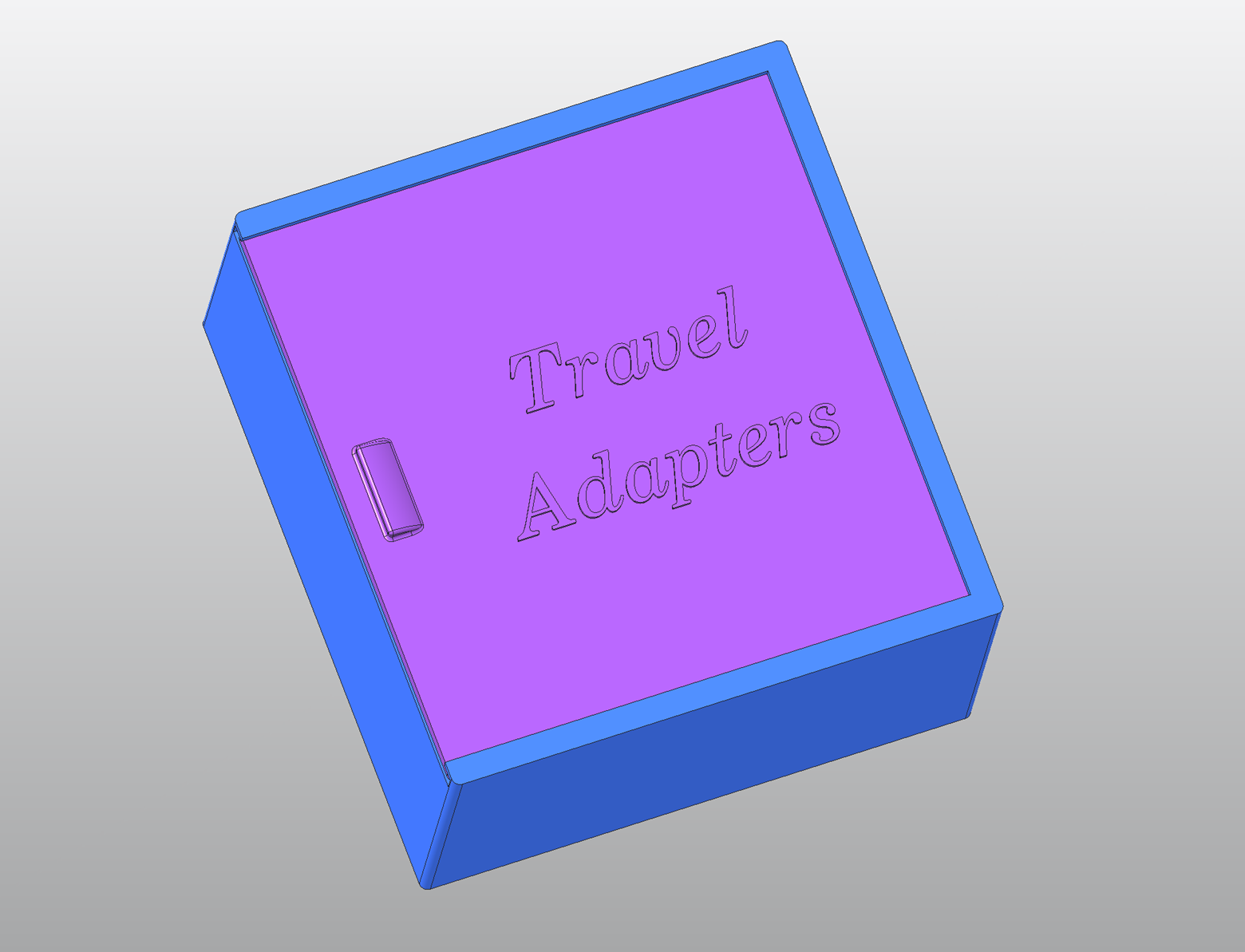 Travel Adapter Box by DLeora | Download free STL model | Printables.com