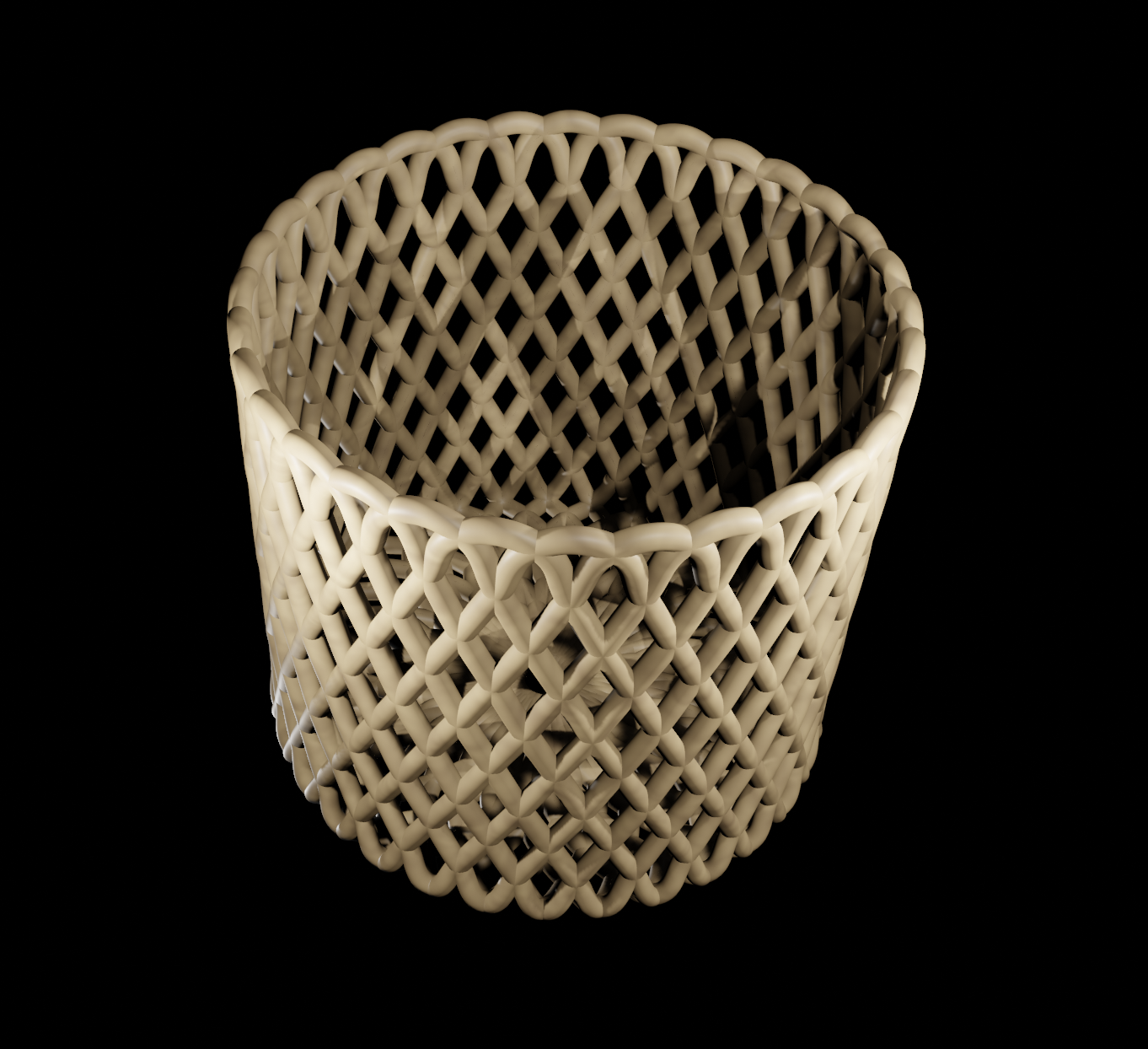 woven basket by Fheder | Download free STL model | Printables.com