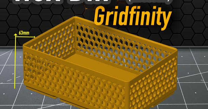 Hex Bin Gridfinity 2x3x9 by K2_Kevin | Download free STL model | Printables.com