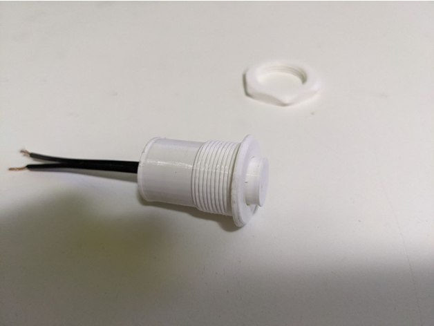 Working panel mount momentary switch free 3D print model by Agasa's ...