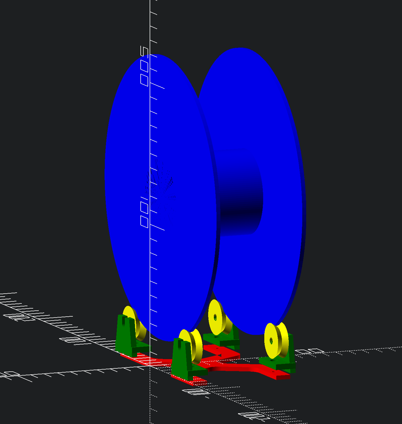 Hatchbox 1kg Filament Spool Holder by NoTrueSpaceMan | Download free ...