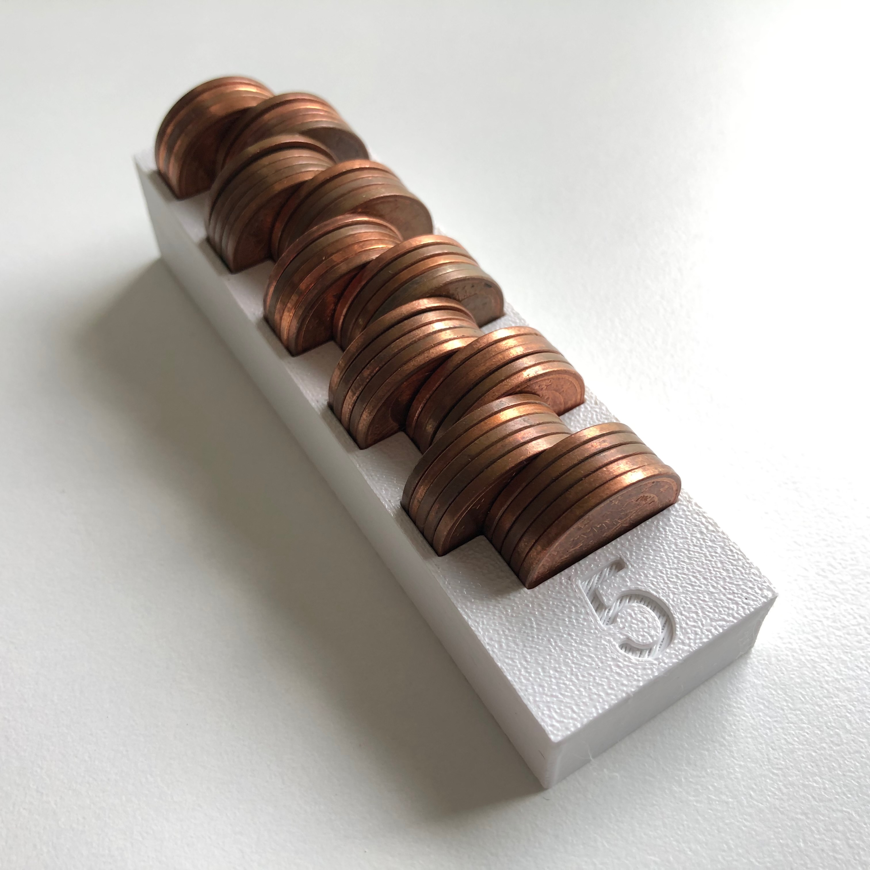 Coin tray parameterizable (draft) by Mark | Download free STL model ...