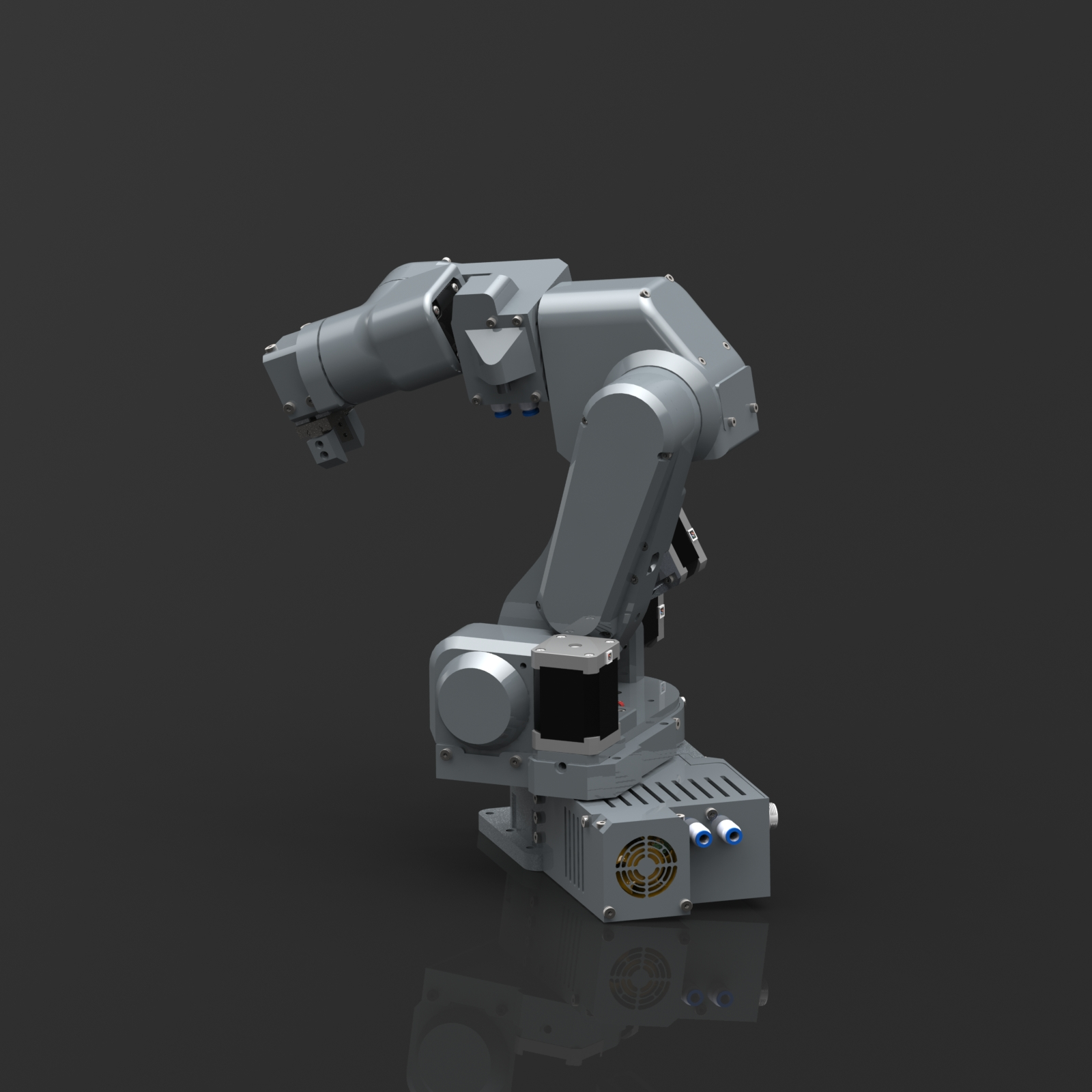 PAROL6 3D printed desktop robotic arm da PCrnjak | Scarica il modello STL gratuito | Printables.com