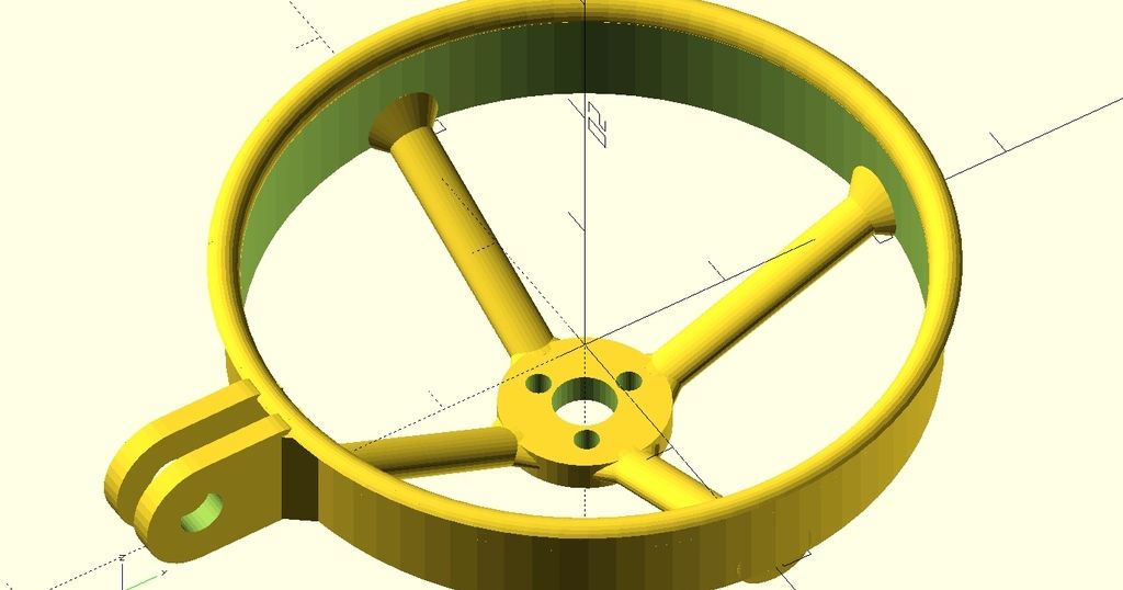 Foldable Duct Impeller for PURI Wing R/C Model Airplane by HenningS ...