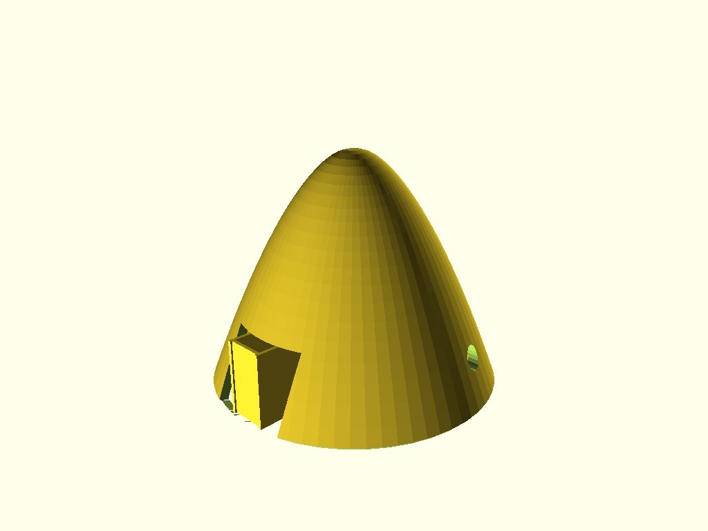 R C Plane Spinner Openscad Customizer Configurable By Hennings Download Free Stl Model