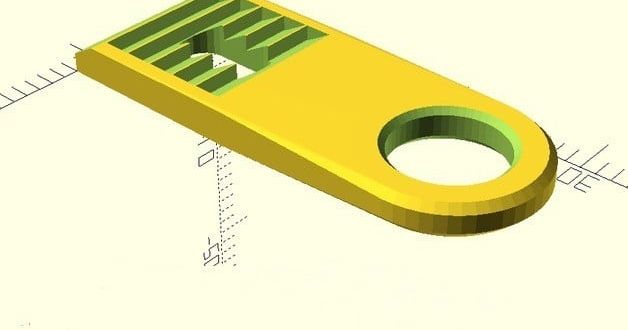 Canopy holder, customizable for MULTIPLEX models by HenningS | Download ...