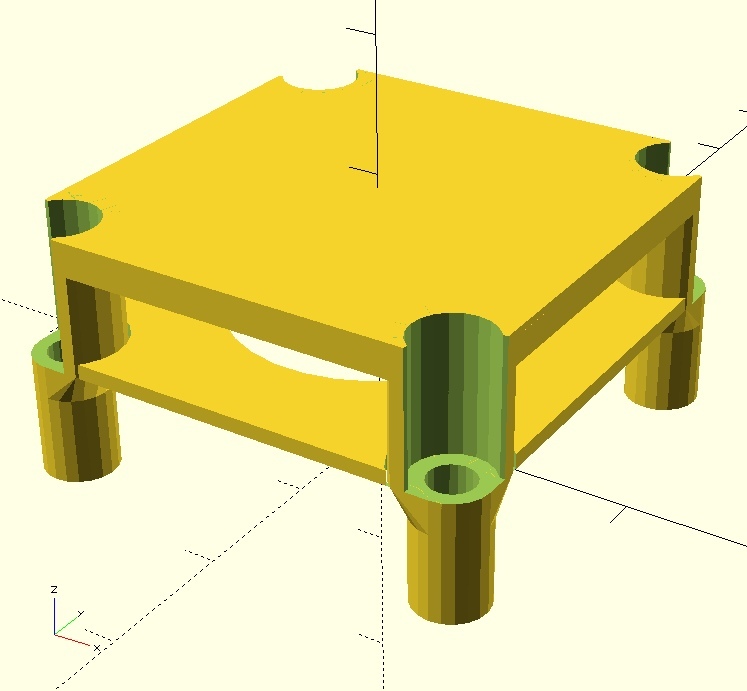 GPS-Dome for Quadrocopter with FC 30.5x30.5 footprint (OpenScad ...