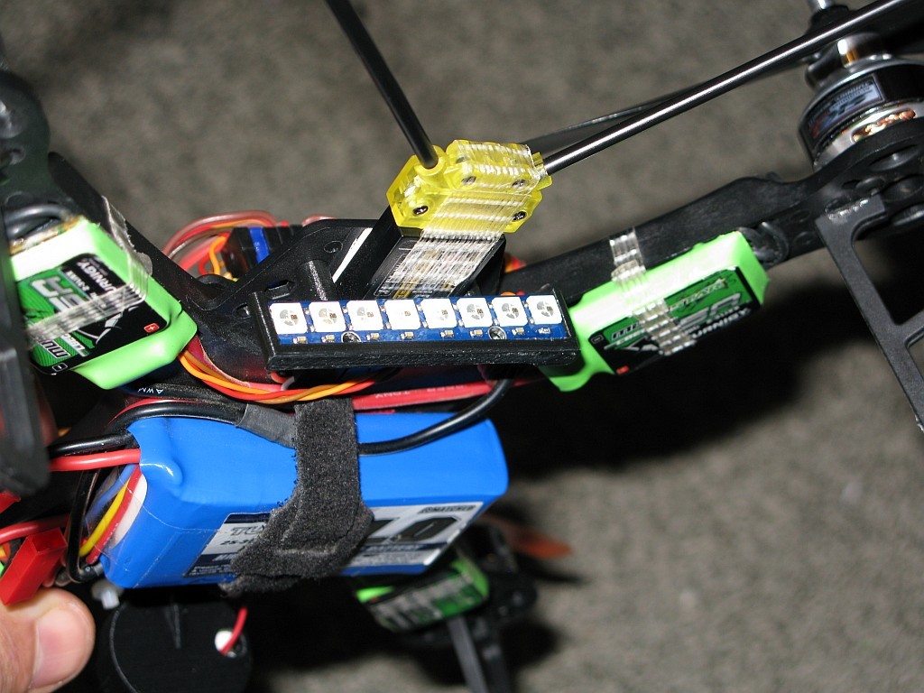 8-LED Neopixel Stripe holder (OpenScad), 2 mount versions, fully ...