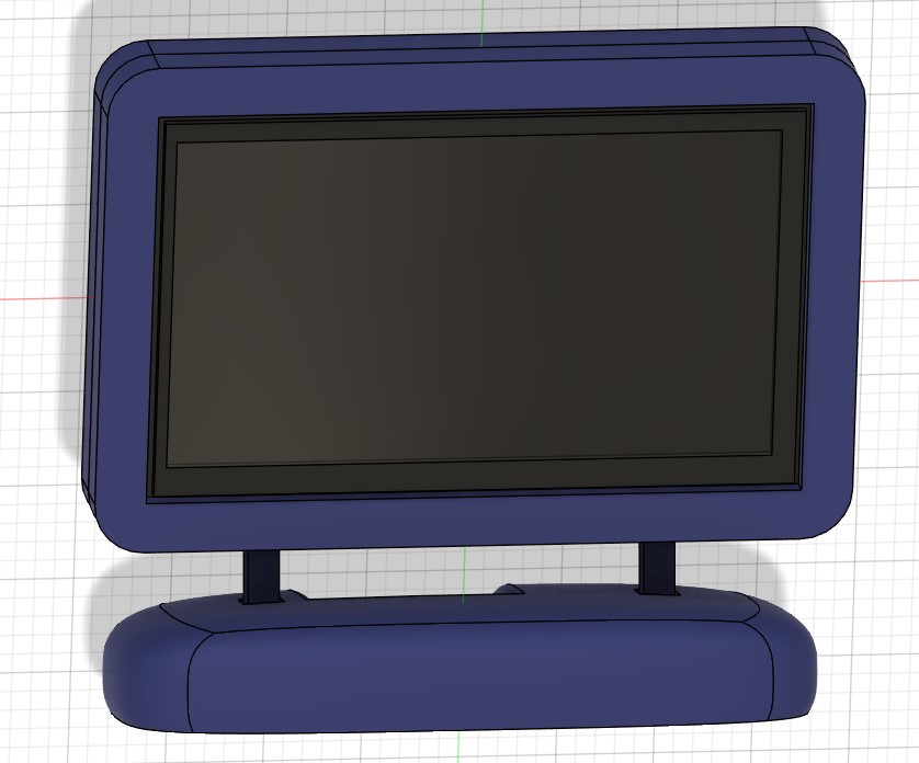 7 inch display cover for Raspberry by Andy | Download free STL model ...